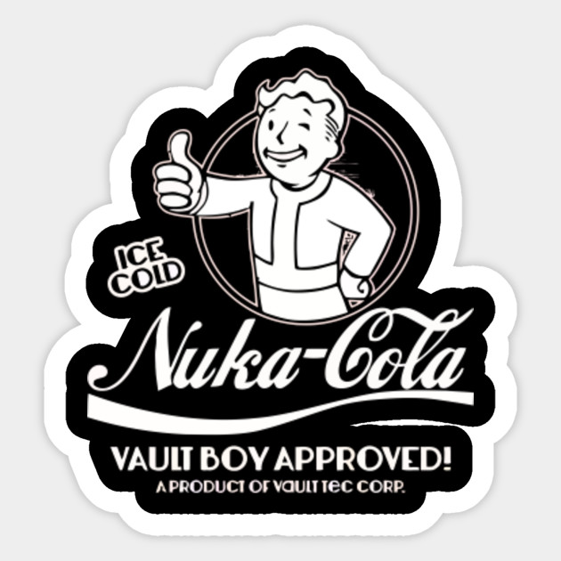 Nuka Cola Parody Sticker Teepublic